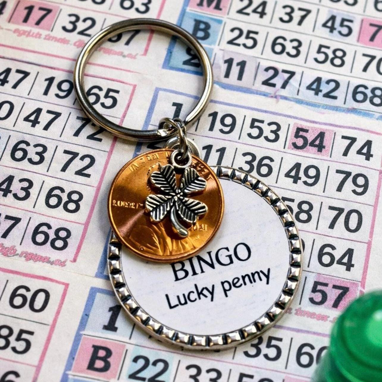 Bingo Gift • Good Luck Charm • Bingo Keychain • Good Luck Charm • Lucky ...