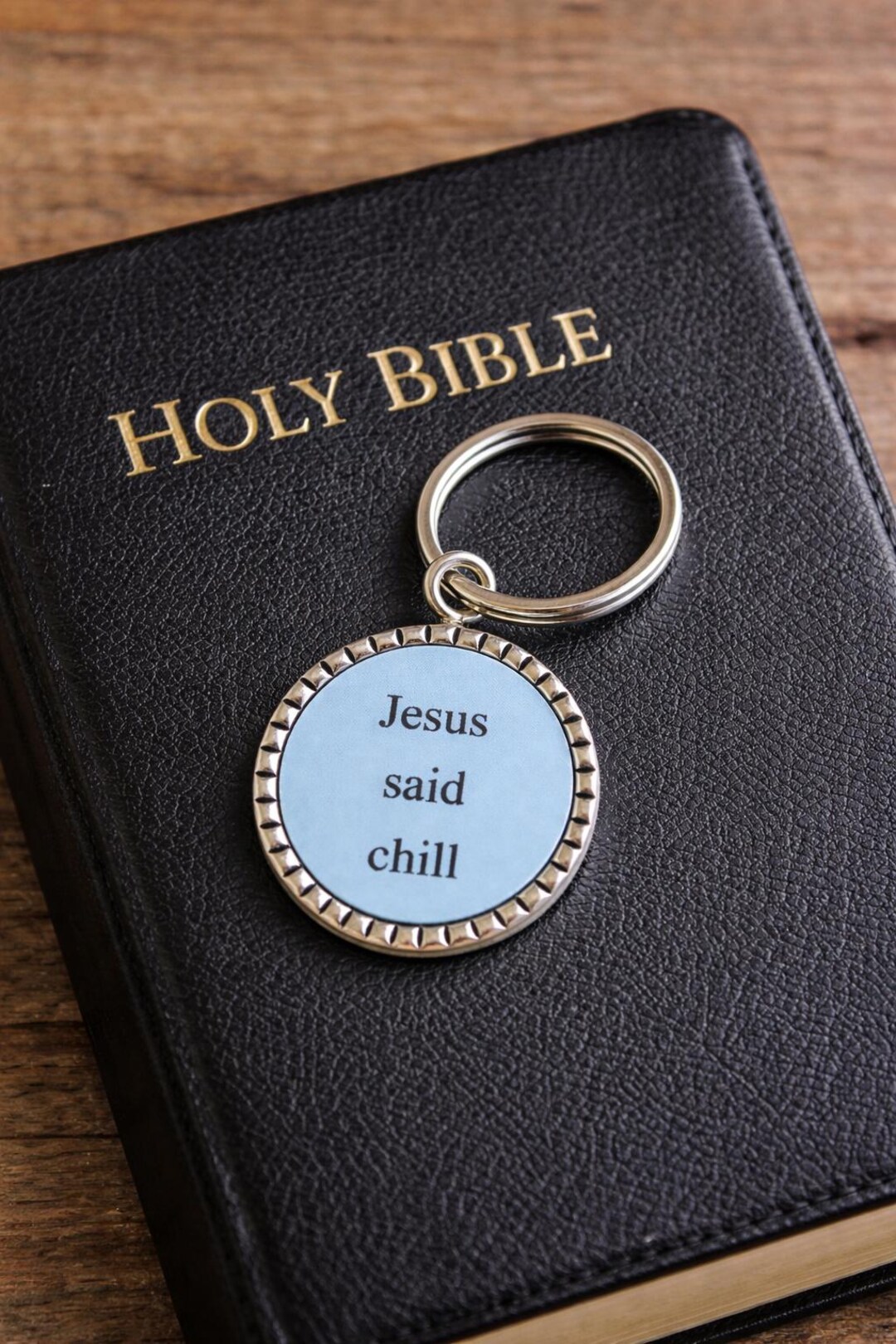 Jesus Said Chill Keychain, Anxiety Support, Encouragement Gift ...