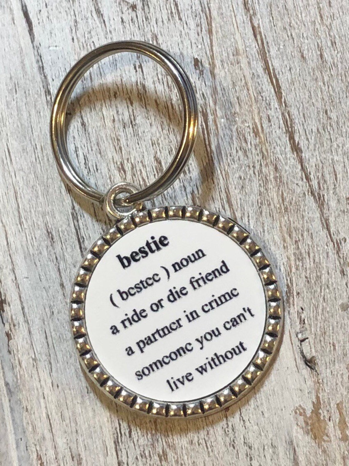Bestie Keychain BFF Gift Best Friend Gift Best Friend | Etsy