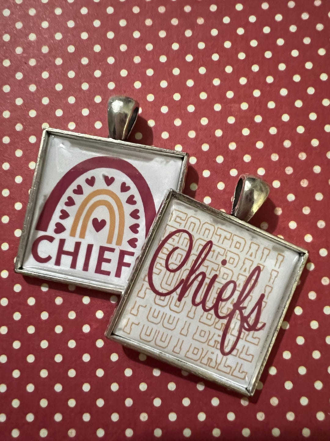 KC Chiefs, Game Day, KC Chiefs Charms , Chiefs Jewelry, KC Football ...