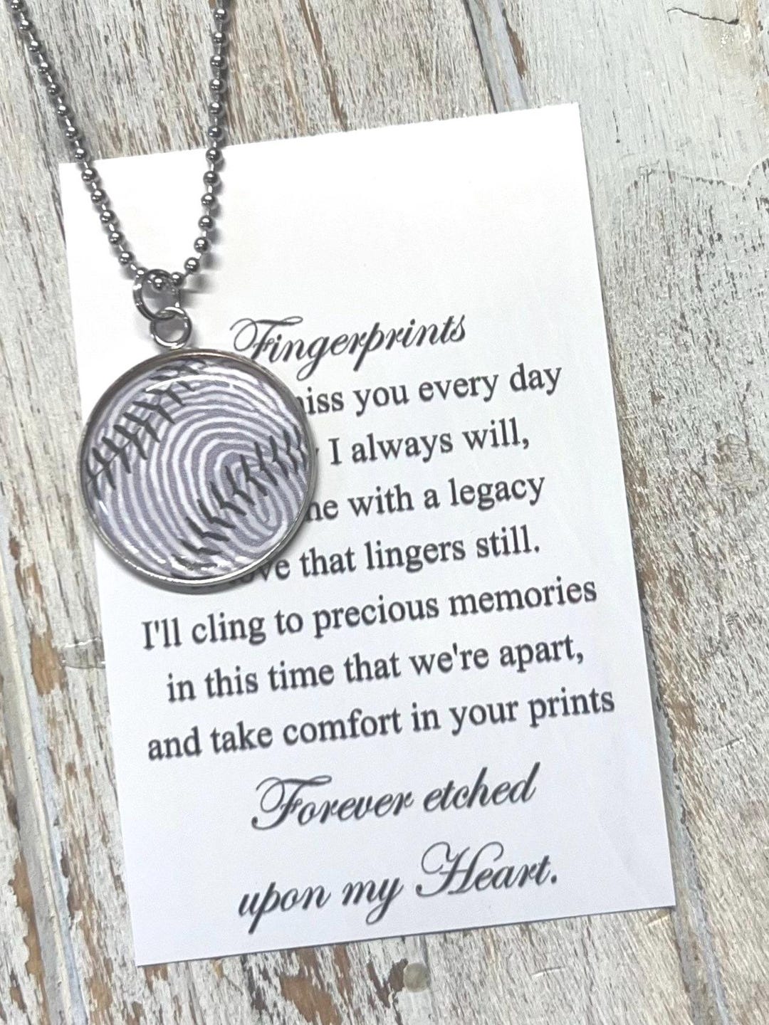 Baseball Memorial • Custom Baseball Fingerprint • Custom Baseball ...
