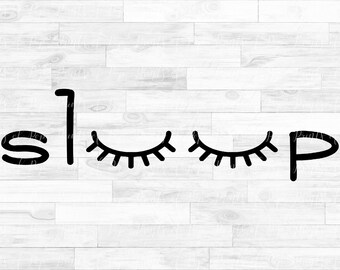 Sleep Svg | Etsy