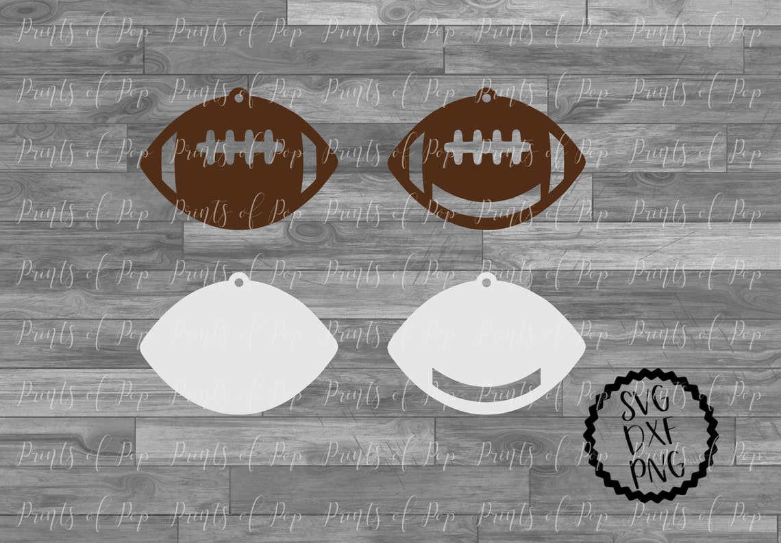 Football Earrings Svg, Football Earrings Clip Art, Football Tassel ...