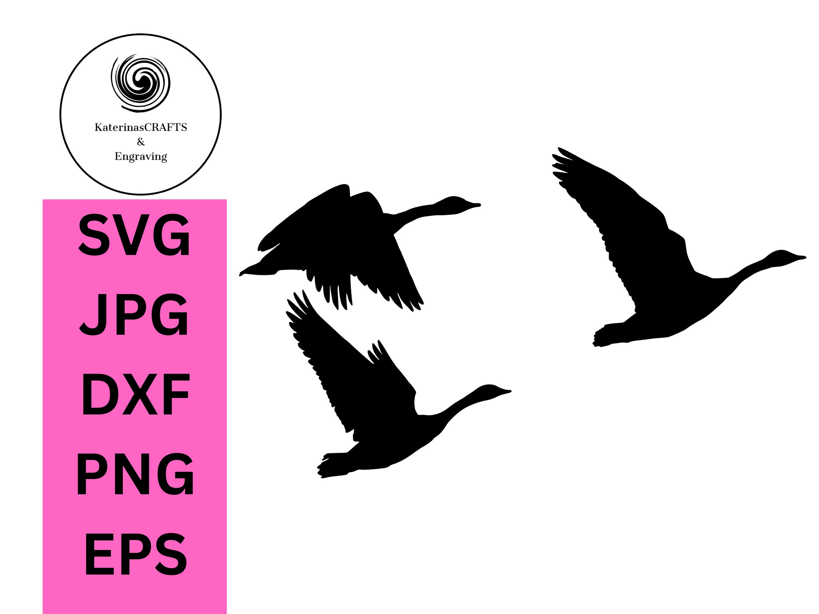 Flying Geese SVG, Geese Svg, Hunting Svg, Flying Geese Clipart, Geese ...