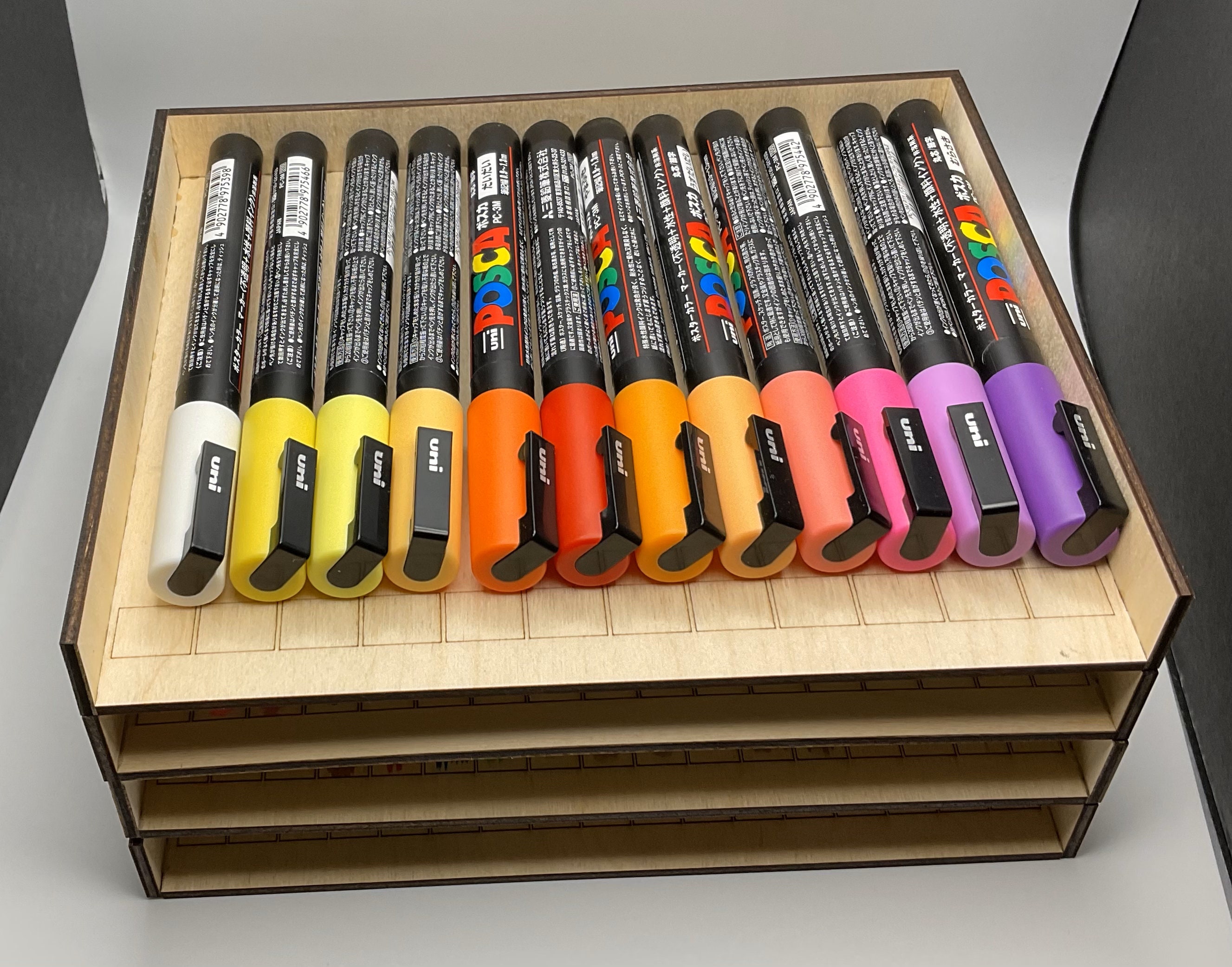 Large Paint Pen Storage Box SVG, Paint Pen Organizer, Large Paint Pen ...