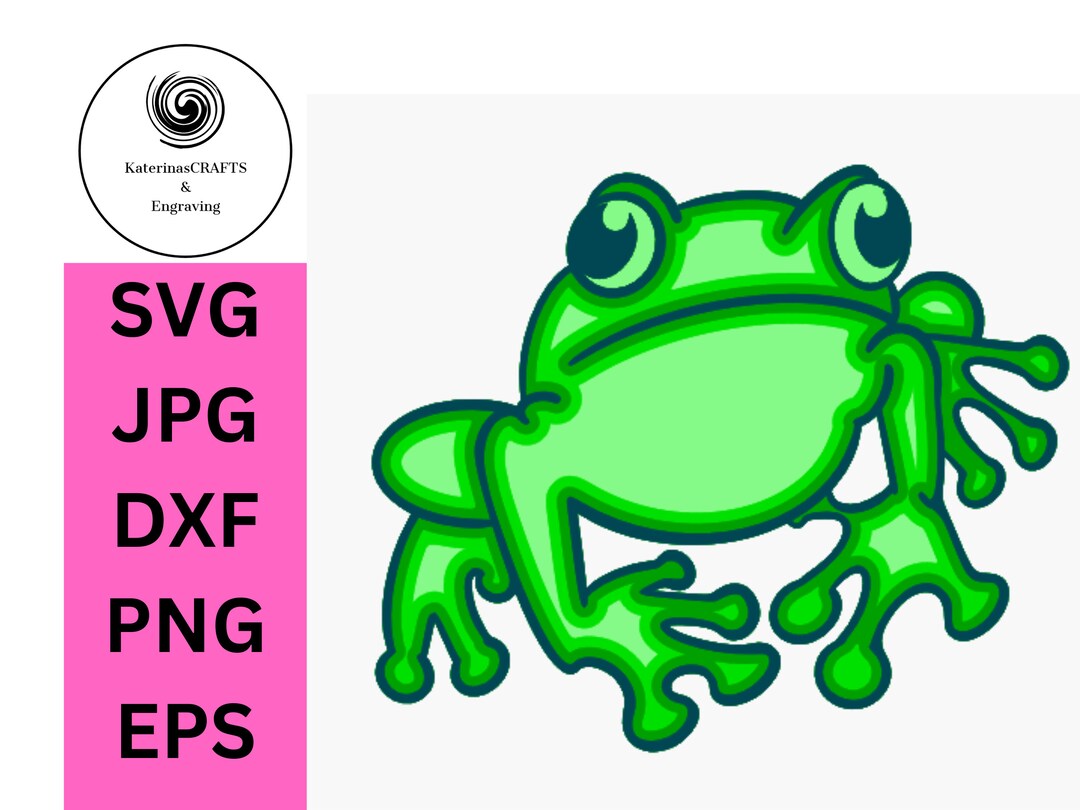 Layered Frog Svg, Cute Frog, 3d Frog, Frog, Frog Design, Frog SVG, for ...