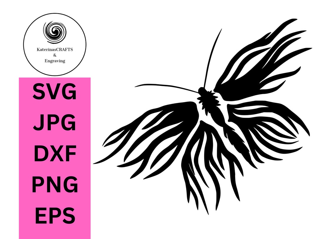 Cute Simple Moth SVG, Insect Jpg, Moth Clipart, Celestial Moth Dxf ...