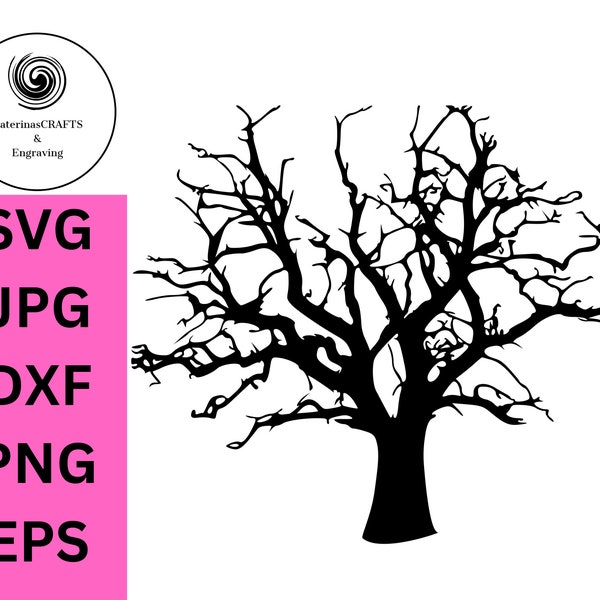 Winter Tree Decal - Etsy