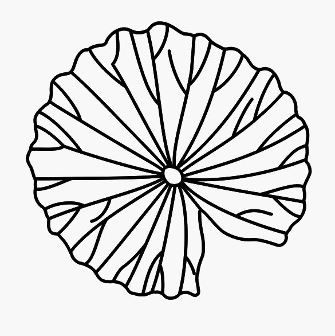 Water Lily Pad Svg for Cricut and Silhouette, Animal Svg, Water Lily ...