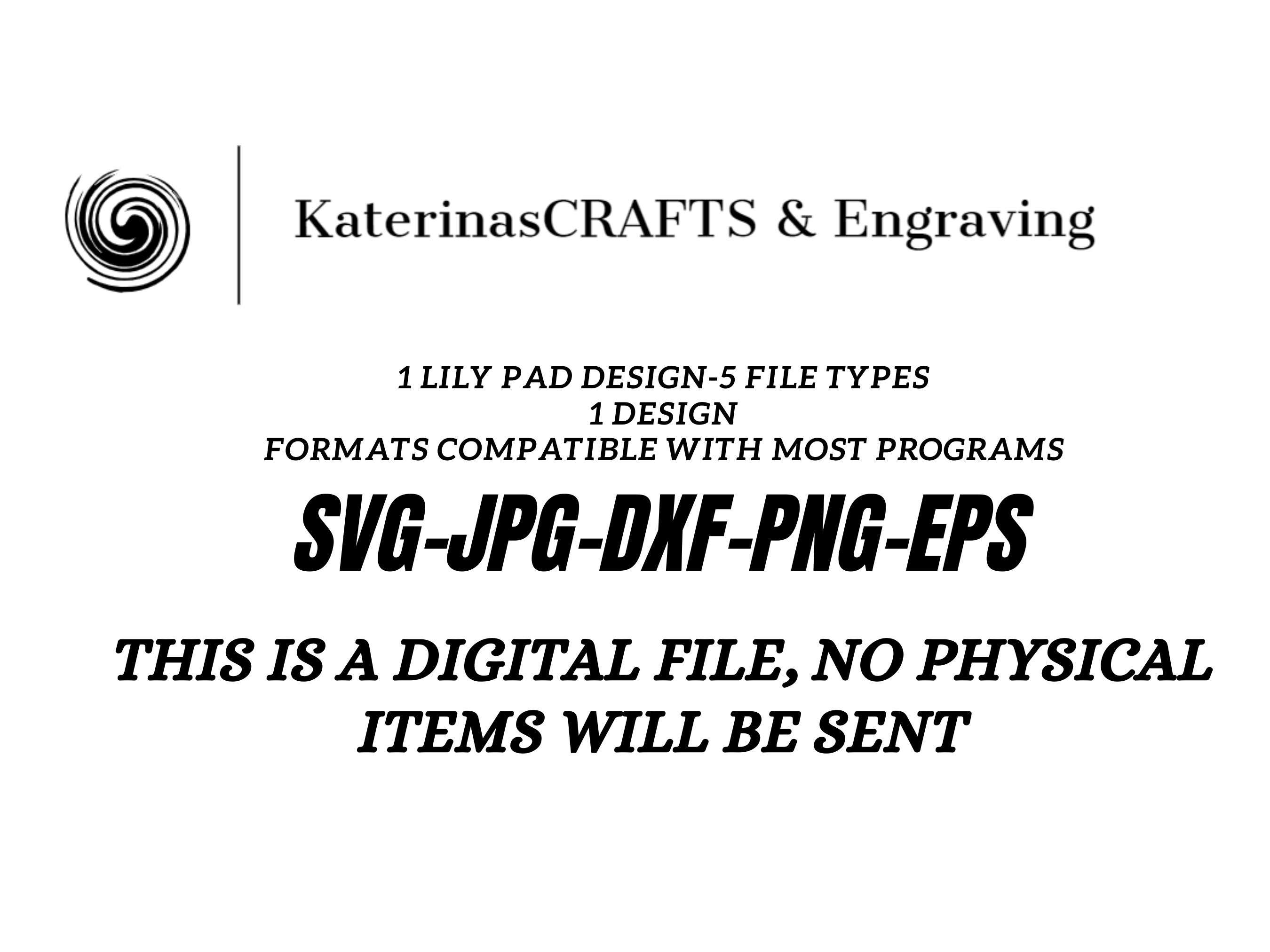 Water Lily Pad Svg for Cricut and Silhouette, Animal Svg, Water Lily ...