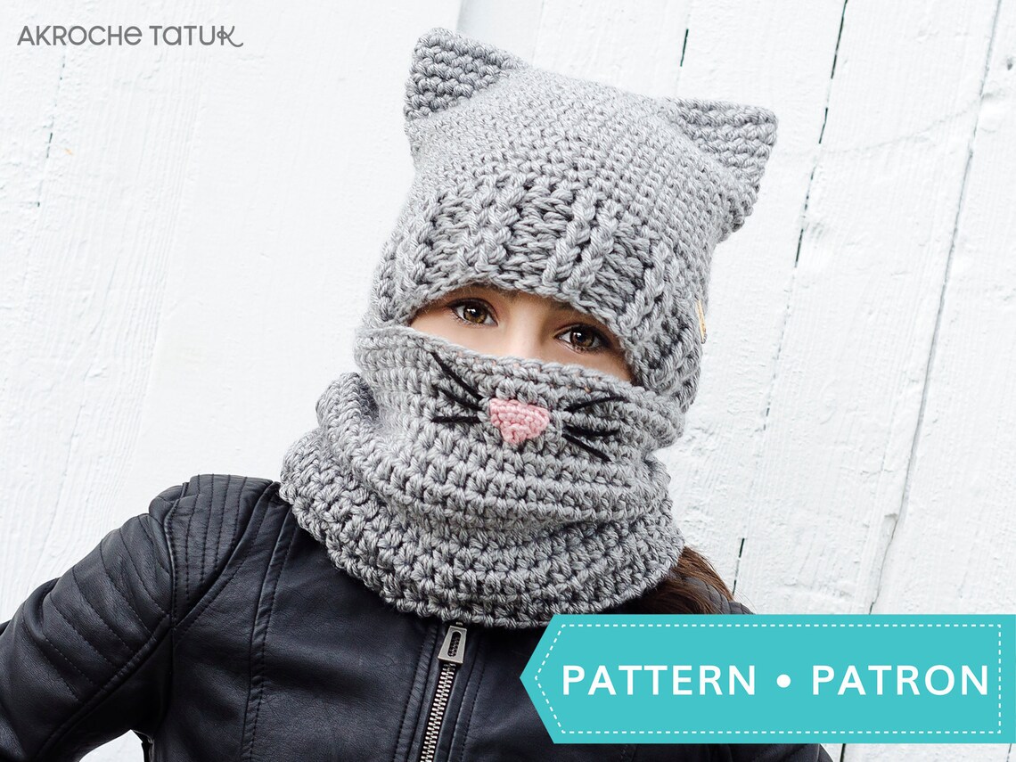 PDF ONLY. Cat Kit Crochet Pattern by Akroche Tatuk 4 Sizes - Etsy