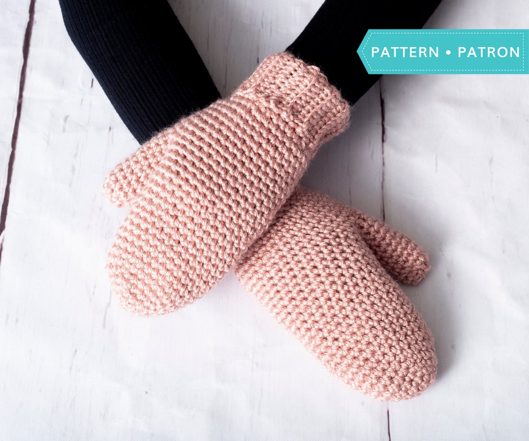 Basic Mittens - PDF Crochet Pattern - Etsy
