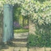 Through the Garden Door || Secret Garden Watercolor Wall Art - Etsy
