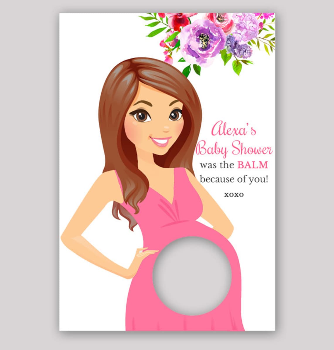 EOS Baby Shower Favors Eos Balm Holder Mom-to-be - Etsy