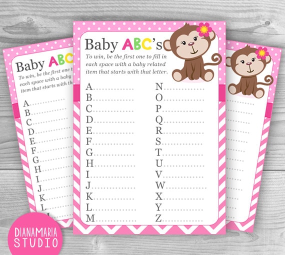 Monkey Baby Shower Game Ideas Baby Shower Games | Her Baby Shower Blog