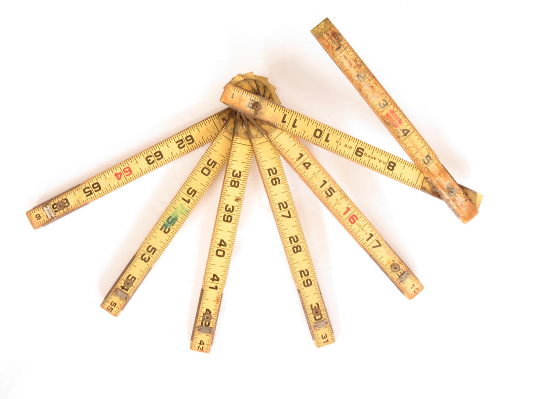 Vintage Lufkin 72 Inch Extension Ruler - Vintage Wooden Extension Ruler ...