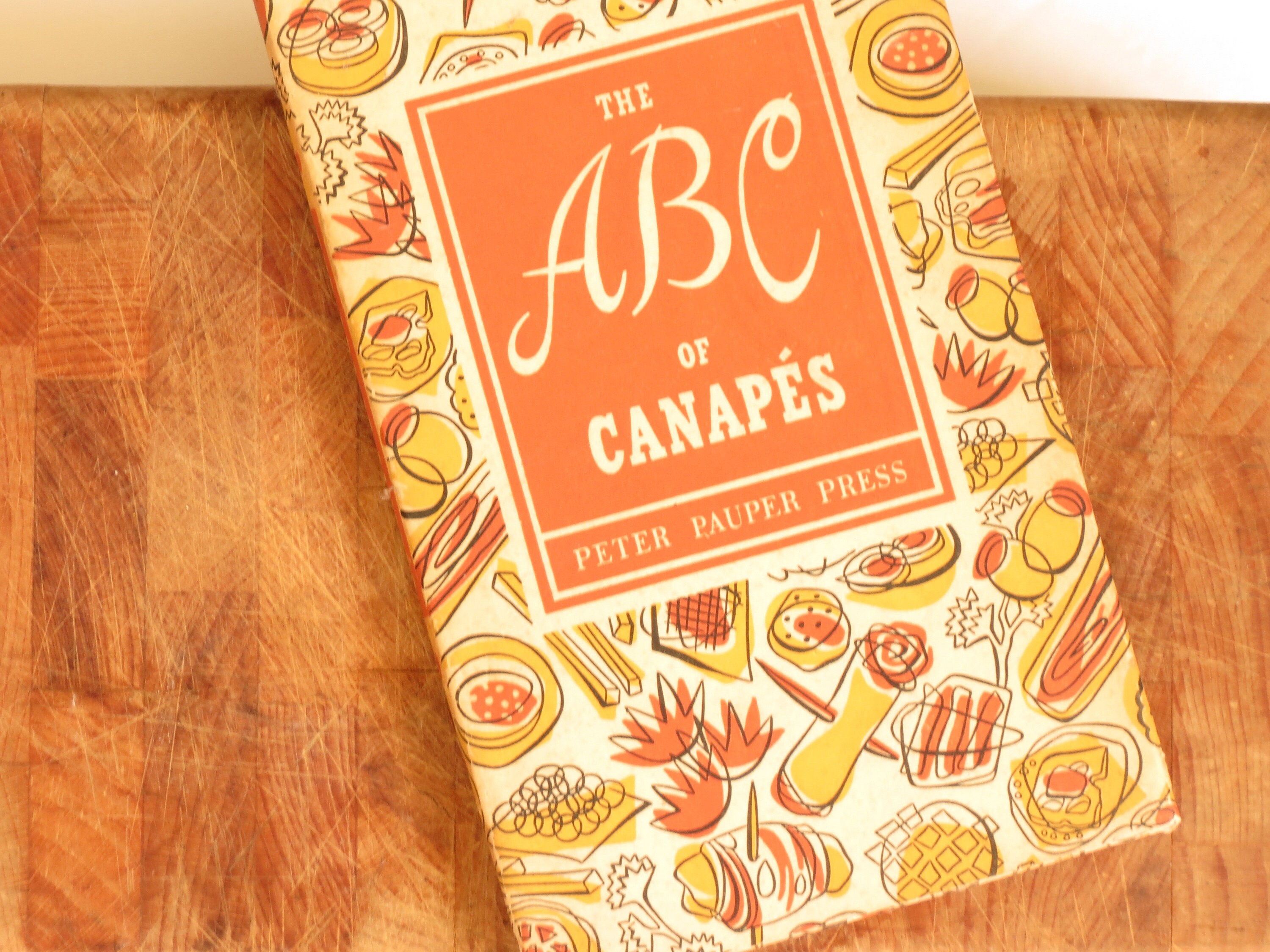 Vintage Peter Pauper Press ABC of Canapes Book - Vintage Pauper Press ...