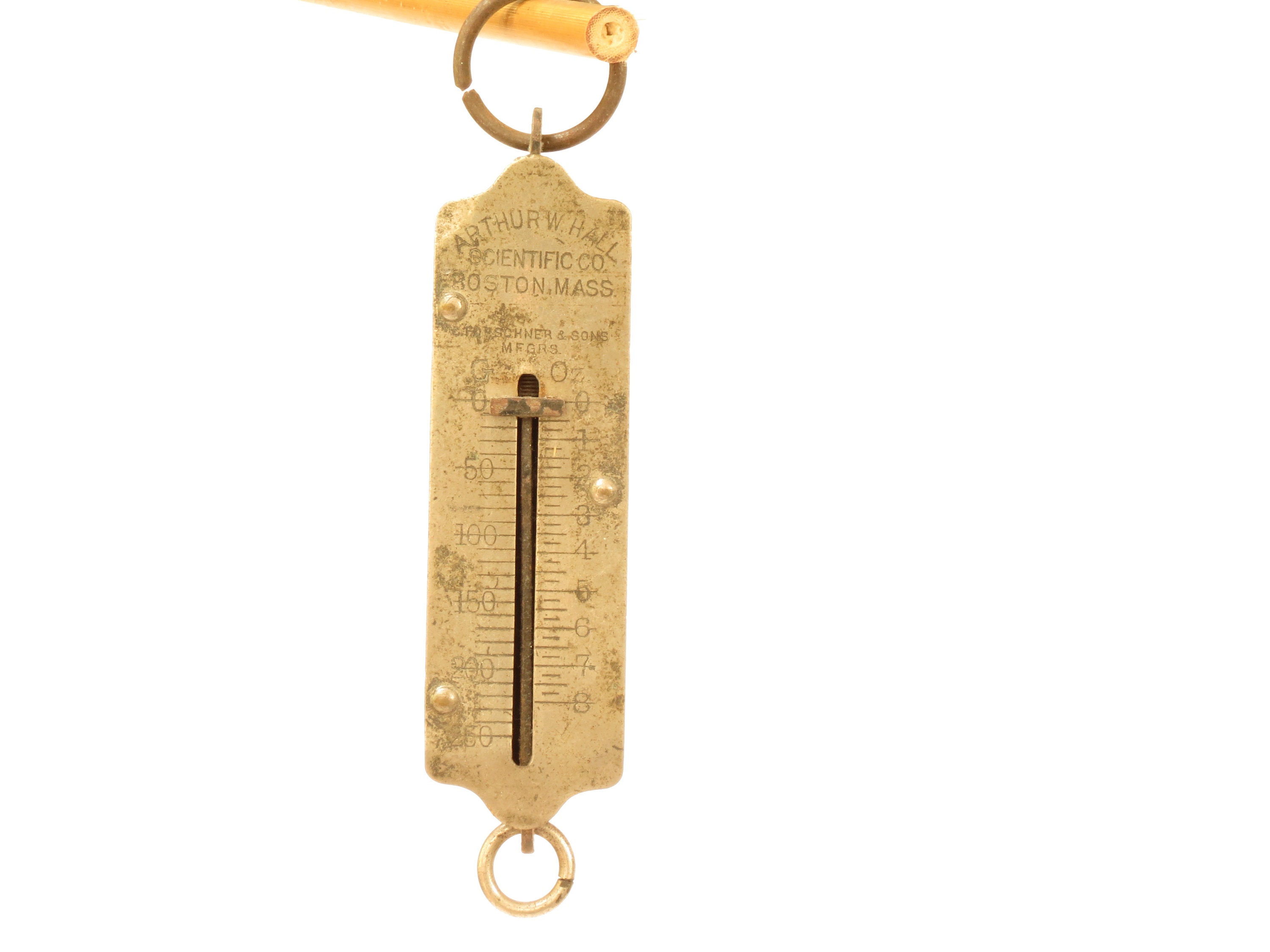 Vintage Arthur W Hall Hanging Balance Scale Old Hanging Scale Antique ...