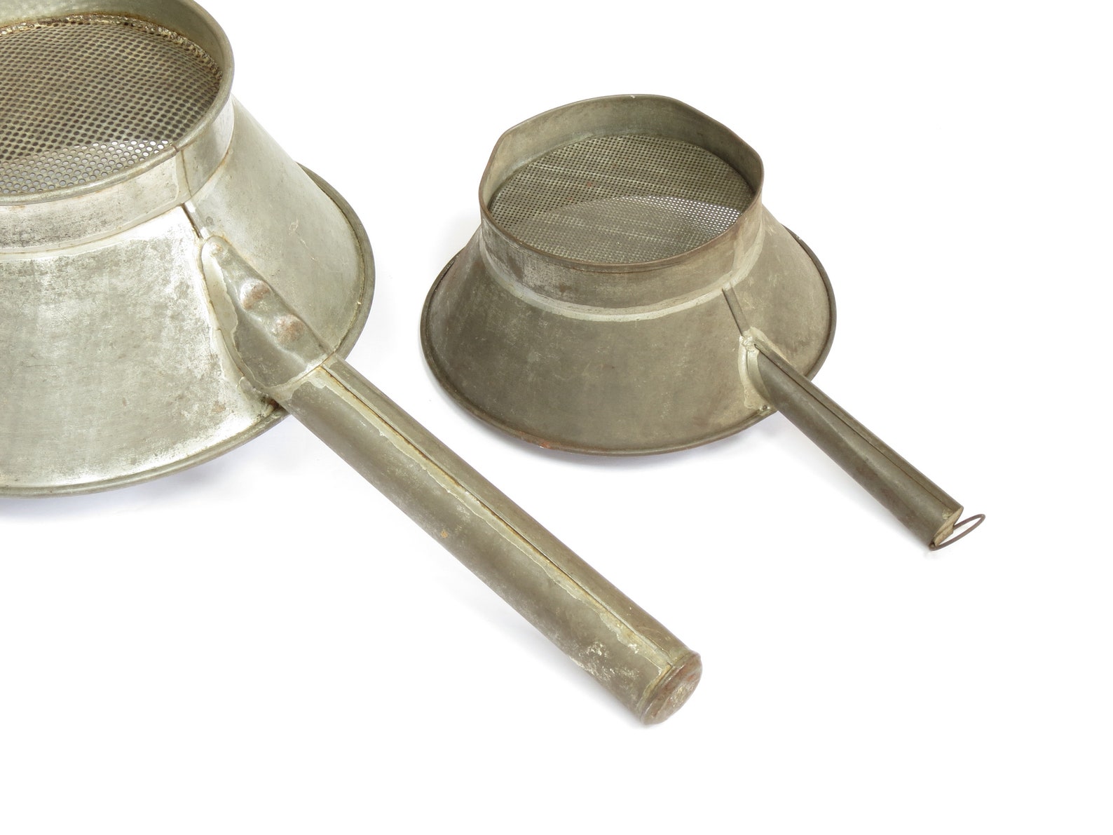 Pair of Antique Strainers Pair of Old Colanders Antique - Etsy