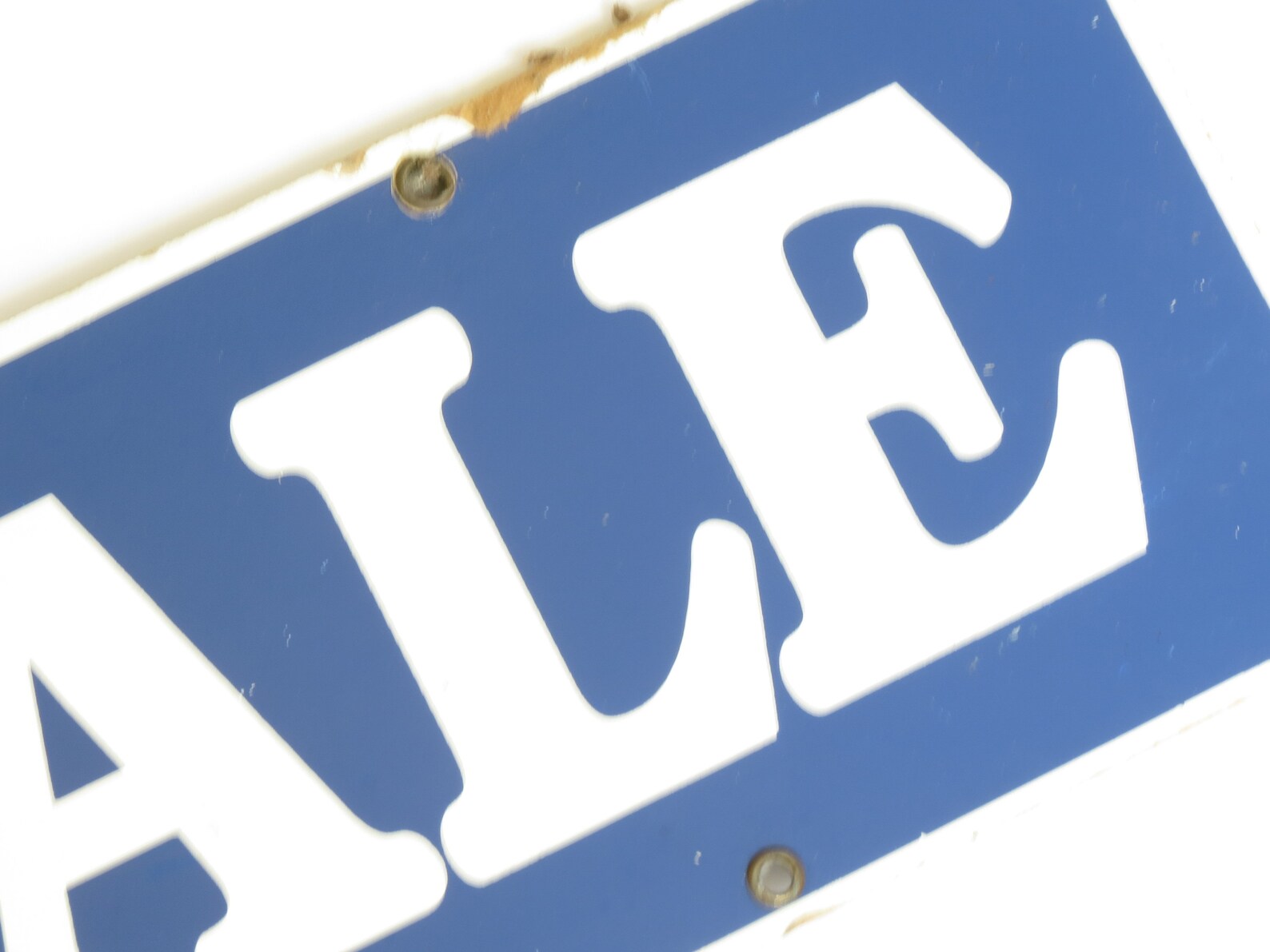 Vintage for Sale Sign Vintage Blue and White for Sale Sign | Etsy