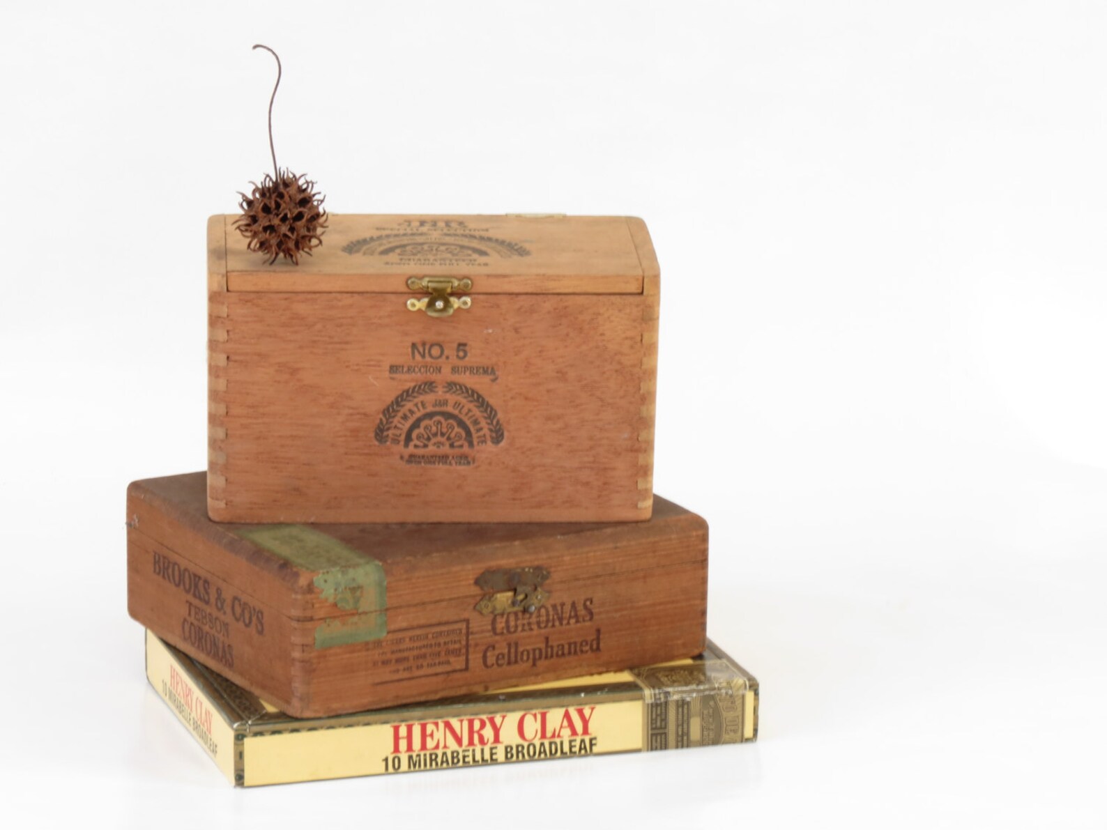 Vintage Stack of 3 Cigar Boxes Vintage Cigar Box Stack Old | Etsy