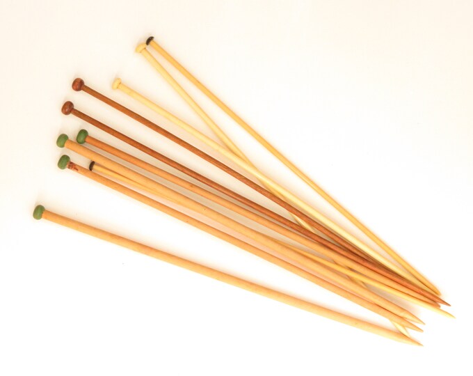 Instant Collection 10 Vintage Knitting Needles - Old Wood/bakelite ...