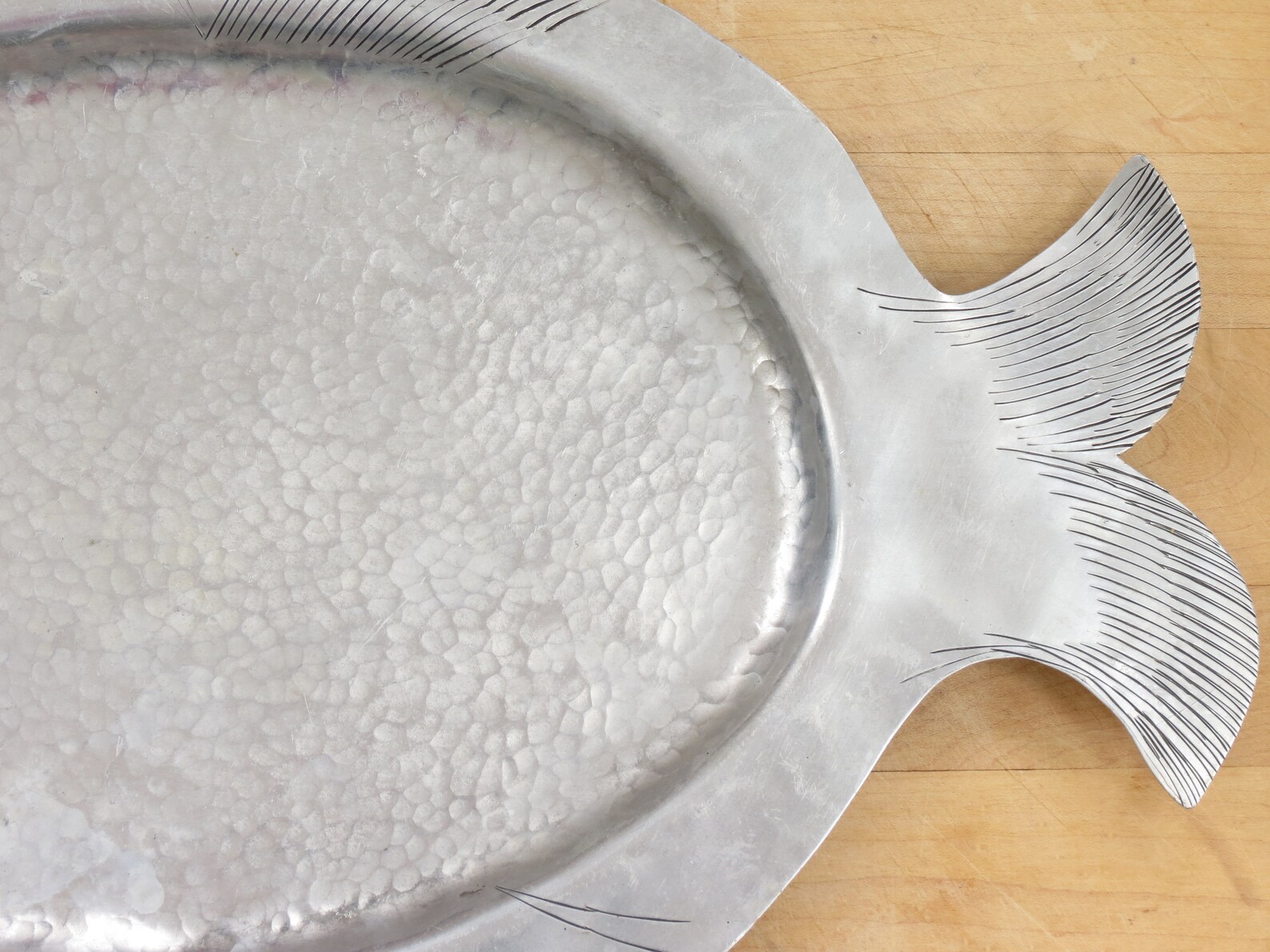 Vintage Metal Hand Made Fish Tray Vintage Fish Decor Mid | Etsy