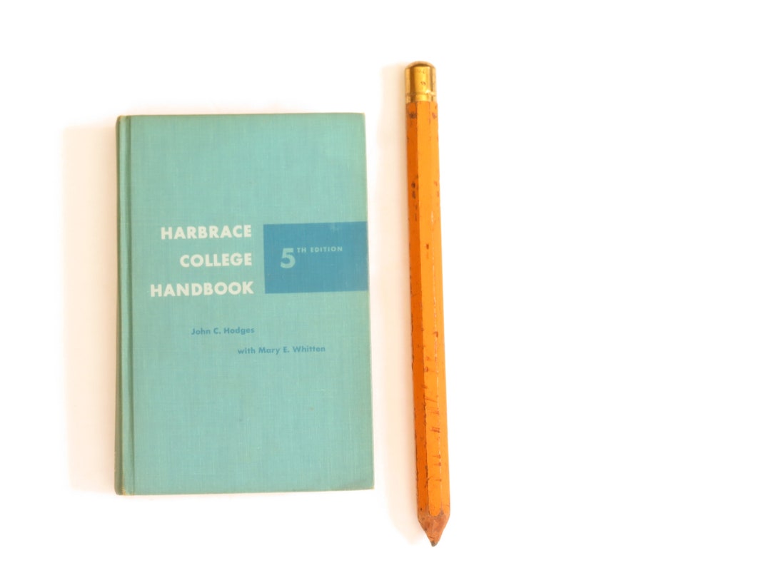 Vintage Harbrace College Handbook - Old College Writing Handbook - 1941 ...