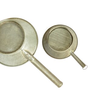 Pair of Antique Strainers - Pair of Old Colanders - Antique Kitchen ...