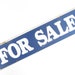 Vintage for Sale Sign - Vintage Blue and White for Sale Sign - Vintage ...