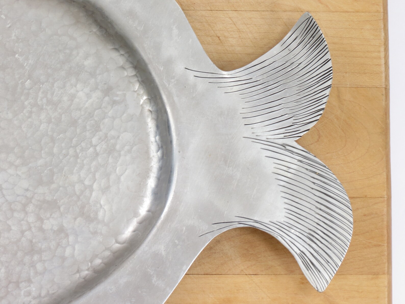 Vintage Metal Hand Made Fish Tray - Vintage Fish Decor - Mid Century ...