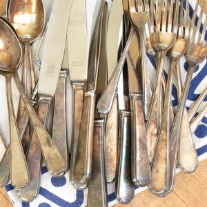 Service for 4 Vintage German Bruckmann Silver Plate - 29 Pieces 1938 ...