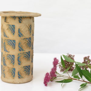 Vintage MCM Studio Pottery Vase - Mid Century Pottery Vase - Vintage ...