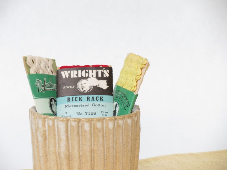 Vintage Rick Rack Set of 3 Old Rick Rack Vintage Sewing - Etsy