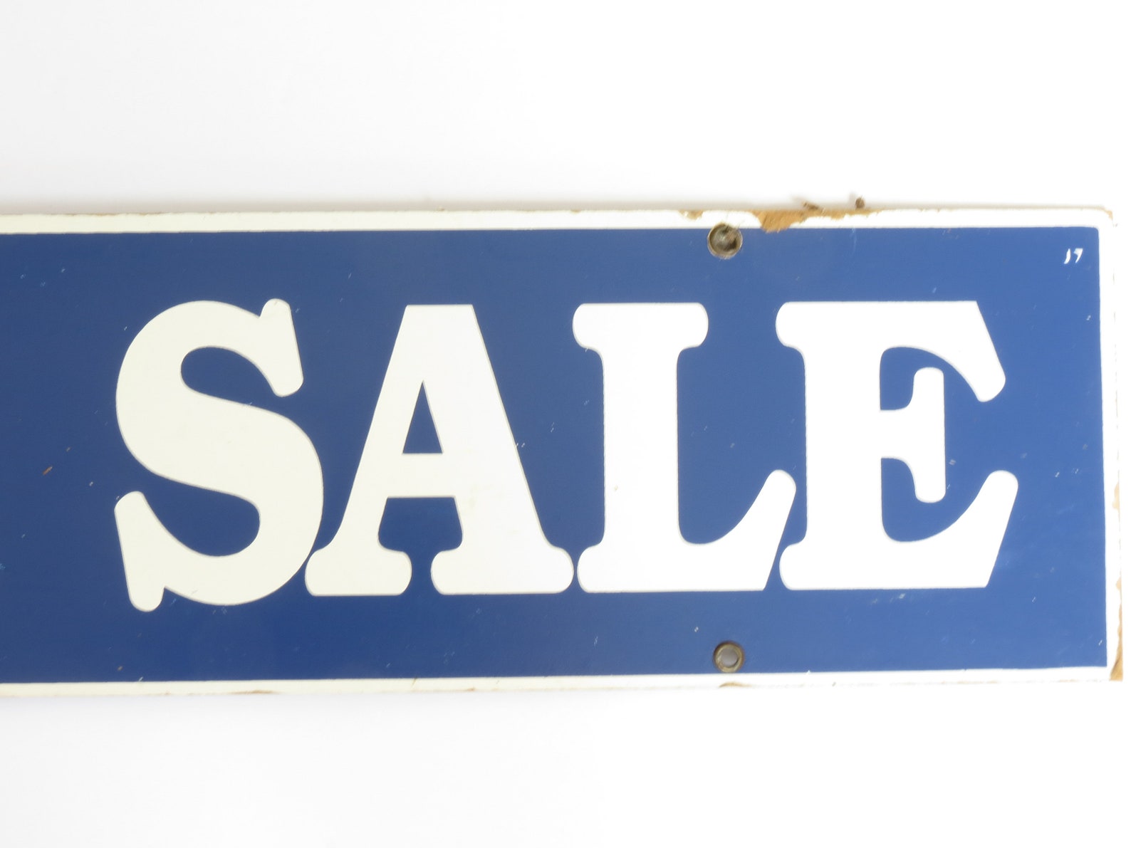 Vintage for Sale Sign Vintage Blue and White for Sale Sign | Etsy