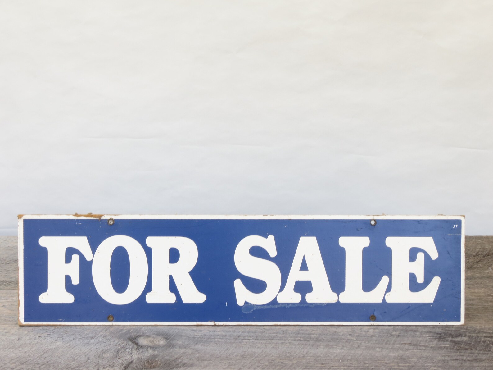 Vintage for Sale Sign Vintage Blue and White for Sale Sign | Etsy