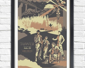 The Dark Tower Map | Etsy