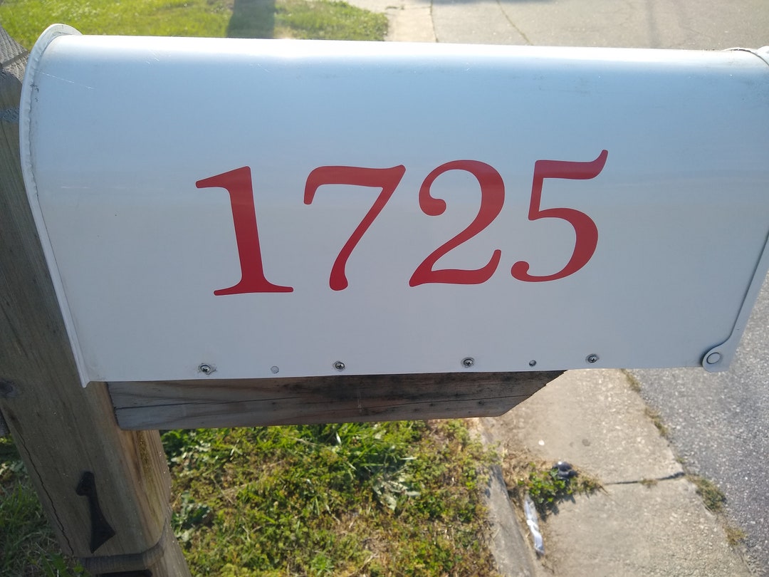 Customize Mail Box Decal - Vinyl Decal- Size Approx 8in X 10in - Etsy