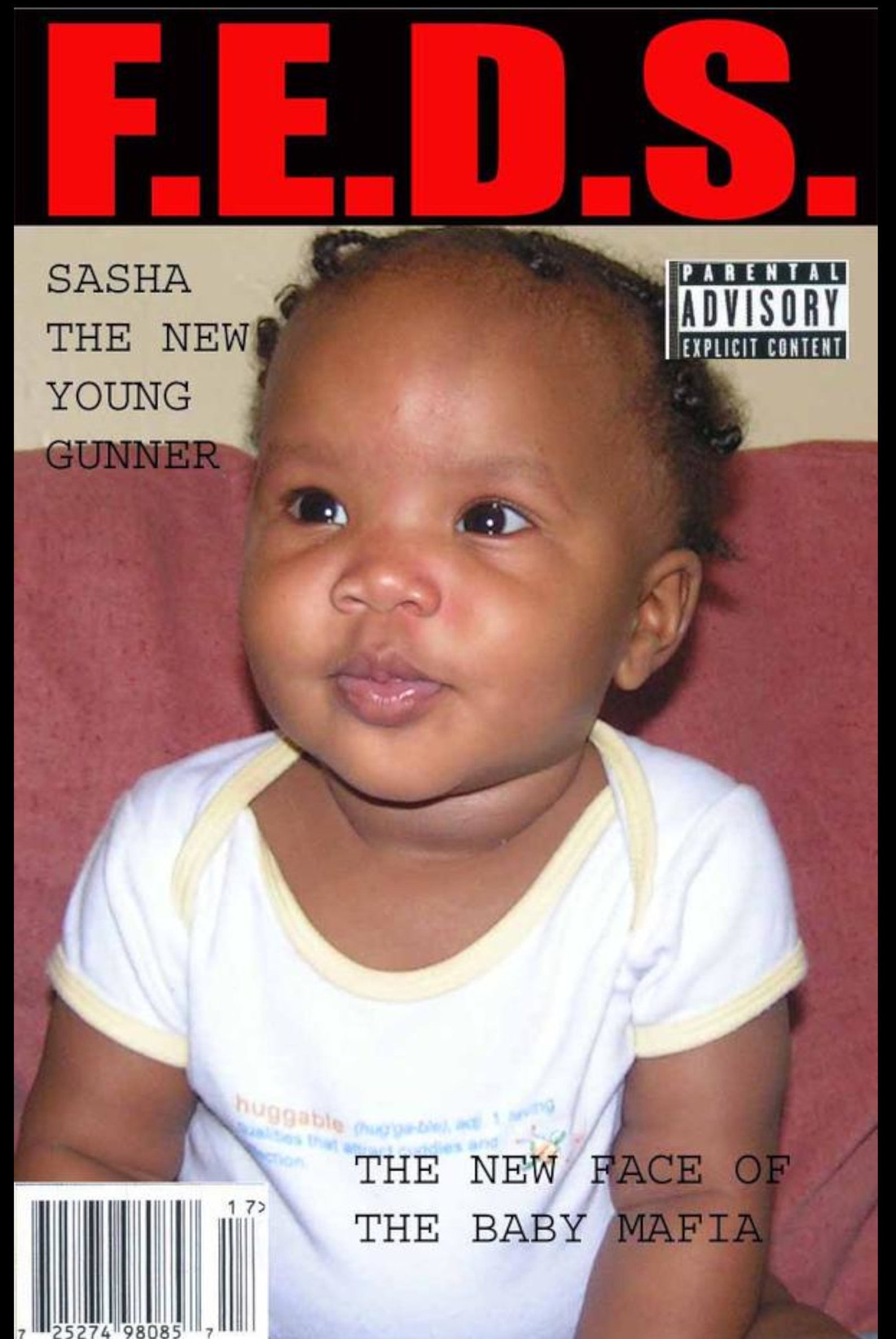 FEDS Magazine Cover With Your Kids Face or Your Face and Touch up on ...