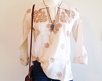 Embroidered tunic | Etsy