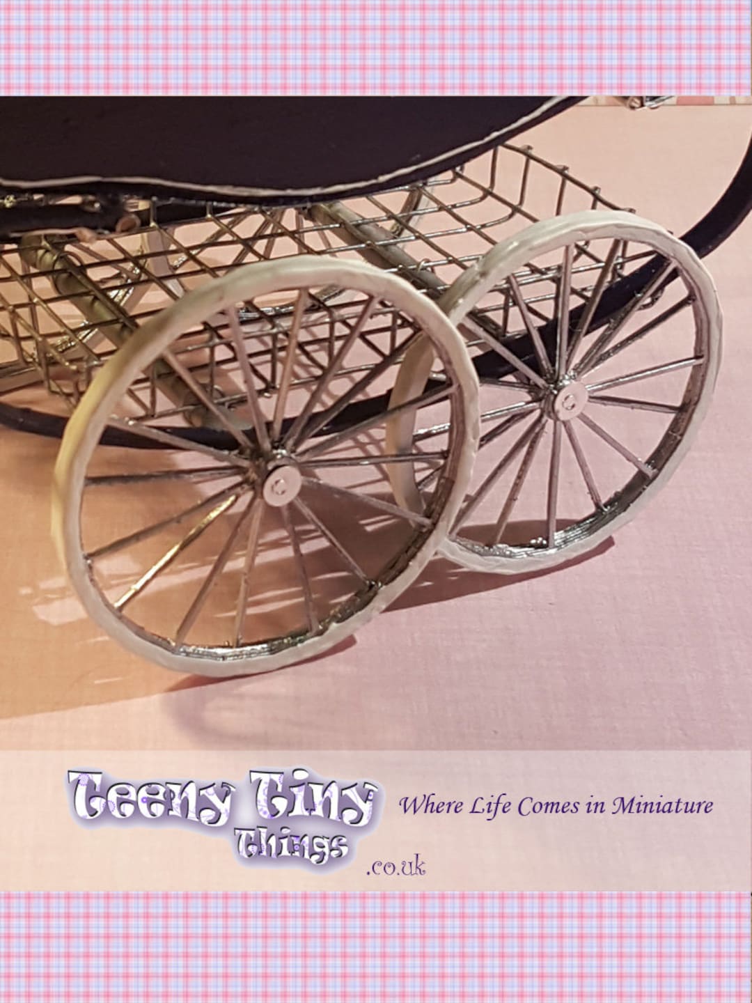 Dolls House 1/12th Scale Pram Wheels Kit TWO SIZES to Choose From - Etsy