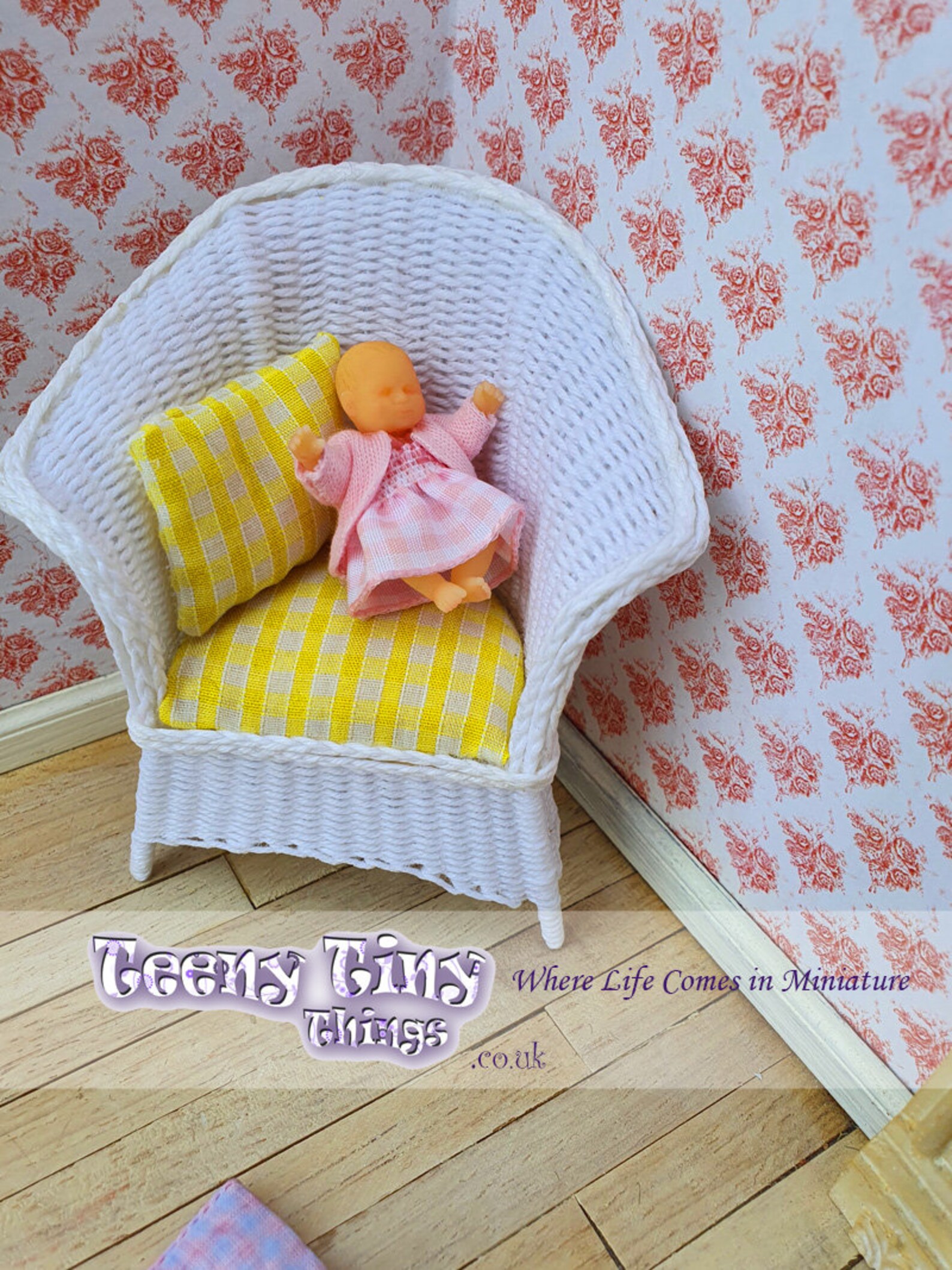 Dolls House 1/12th Scale Miniature Baby With Moving Head and - Etsy