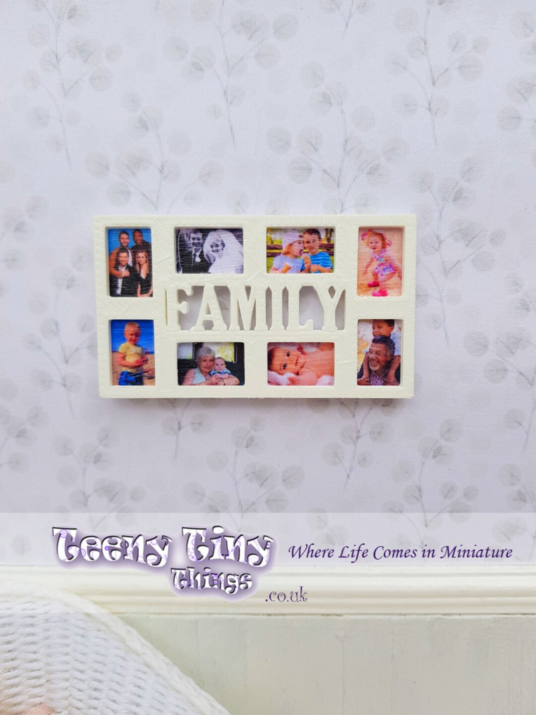 Dolls House 1/12th Scale Miniature Family Photo Frame - Etsy