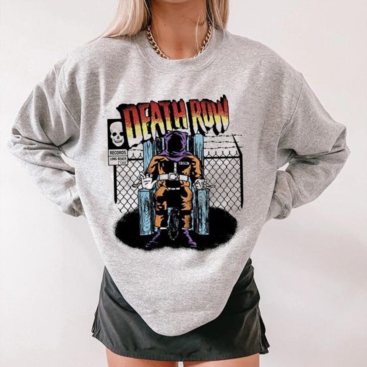 Vintage Death Row Records Shirt, Vintage Death Row Records Glitter ...