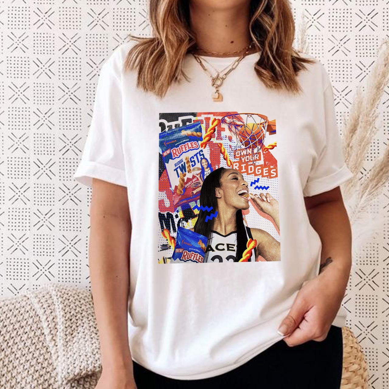 A'ja Wilson Shirt, Aja Wilson For MVP Shirt, Aja Ruffles Shirt,Most ...