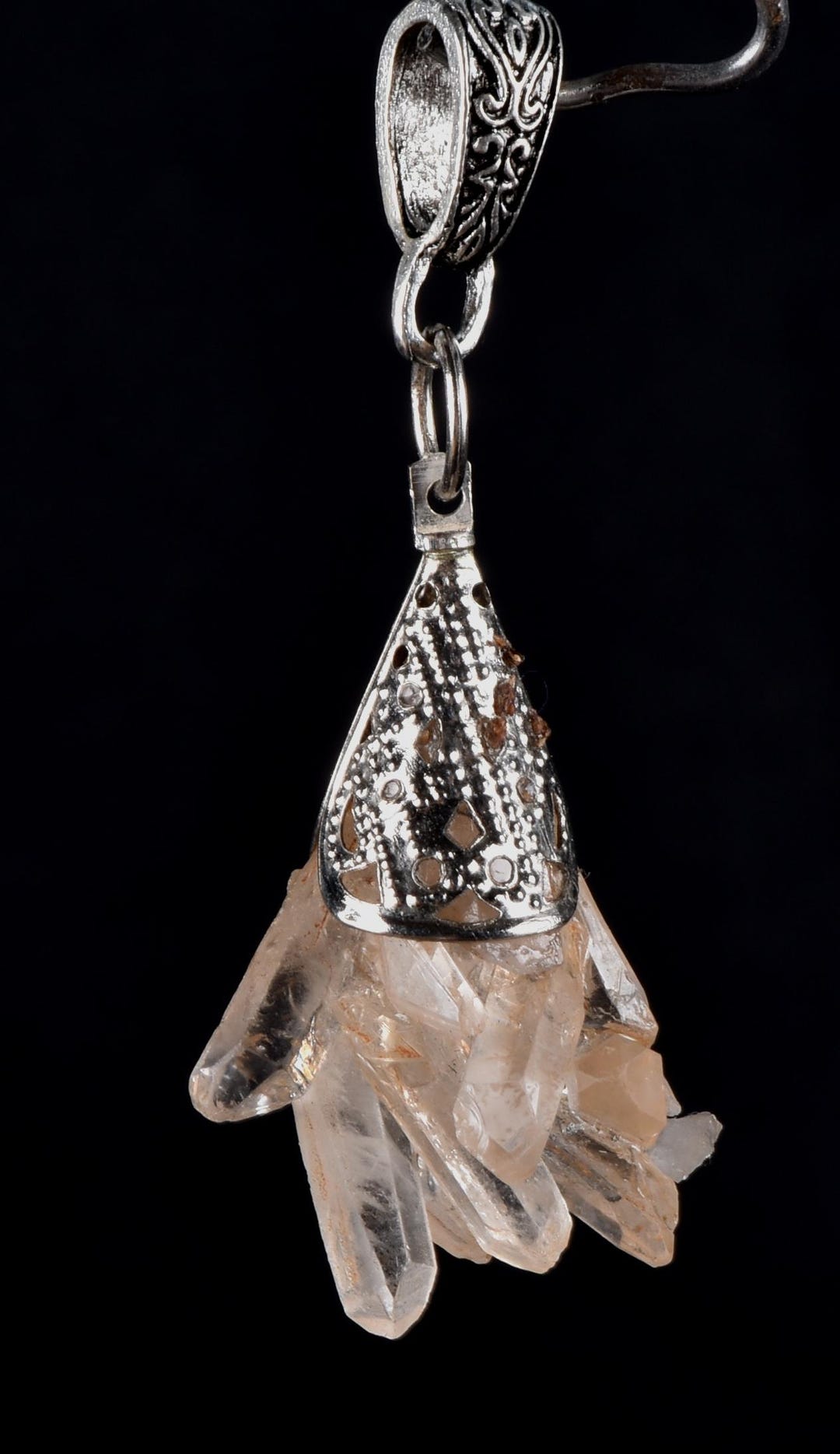 Himalayan Samadhi Quartz Crystal Family Pendant 6666 - Etsy