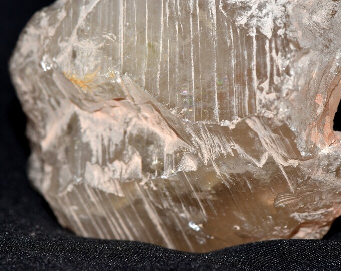 Himalayan Scalar Ice Quartz With Trigonic Markings and Rainbows, Deep ...