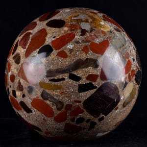 Natural Rare Pudding Stone ''sphere'' 8.5 Cms 712 Gms 6651 - Etsy