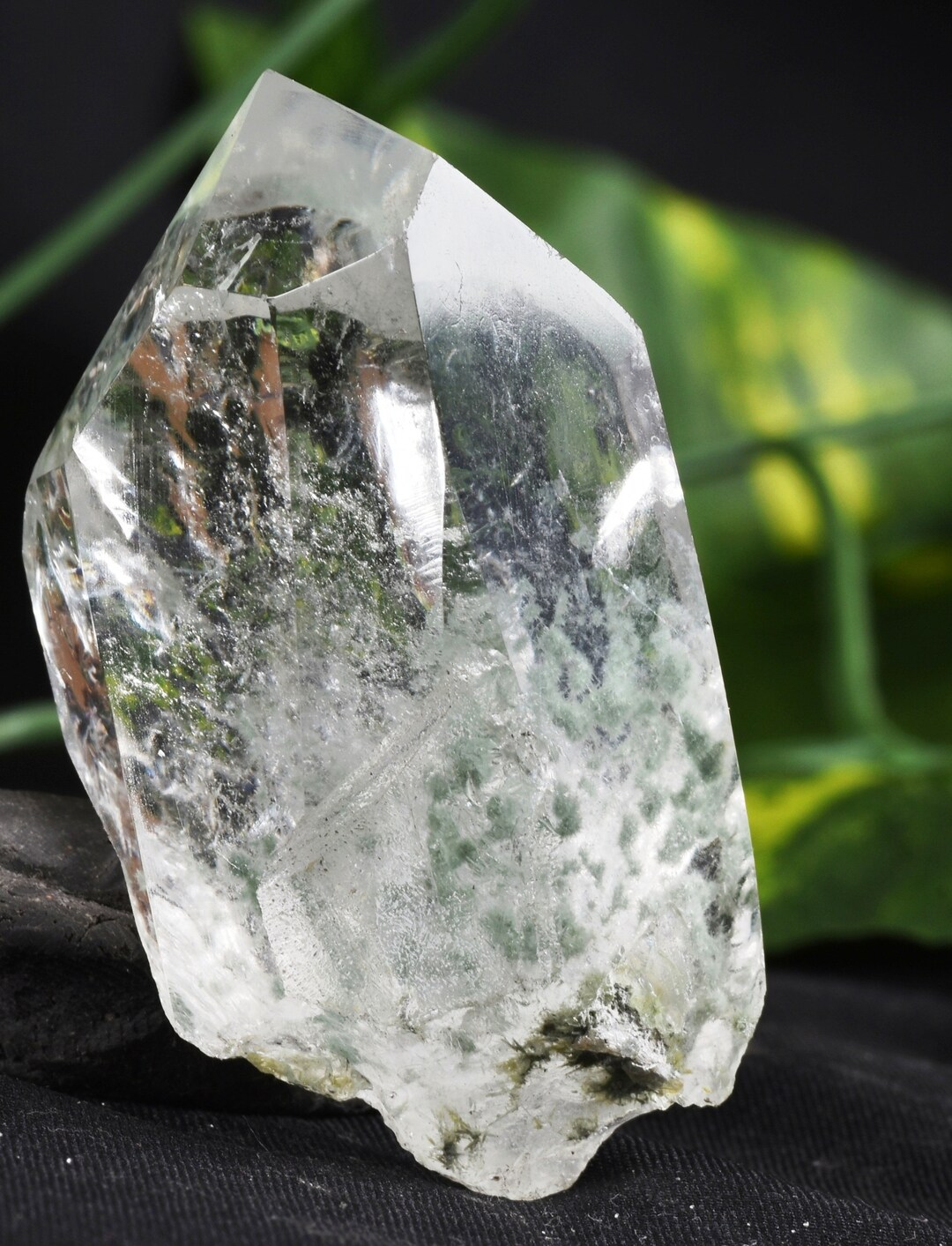 Himalayan Green Chlorite Phantom Flower Purifying, Detoxifying Cleanse ...