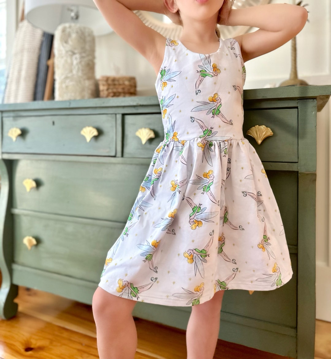 Girls Tinkerbell Dress, Kids Disney Dress, Girls Disney Dress, Girls ...